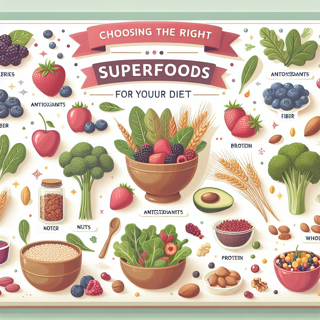 How to Choose the Right Superfoods for Your Diet
